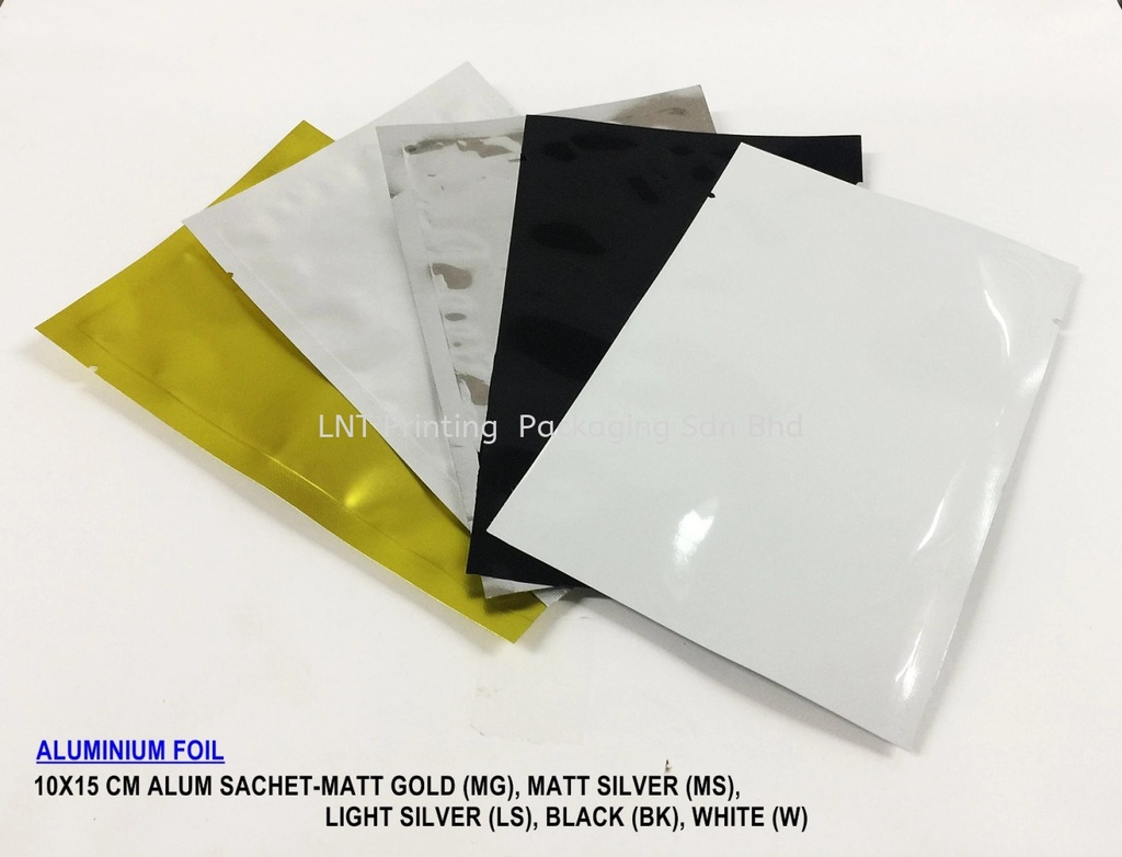 10X15 CM ALUM SACHET | LNT Printing & Packaging Sdn Bhd